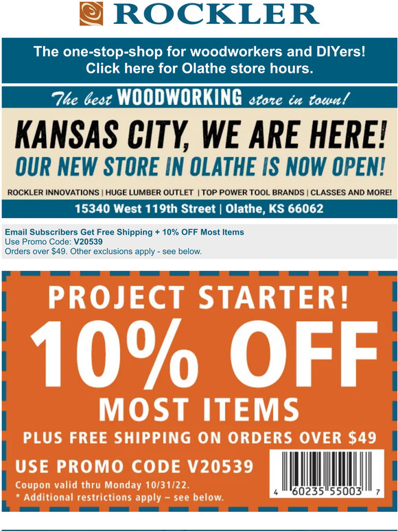 Rockler Woodworking and Hardware: How to Rout Lettered Signs—SAVE 20% ...
