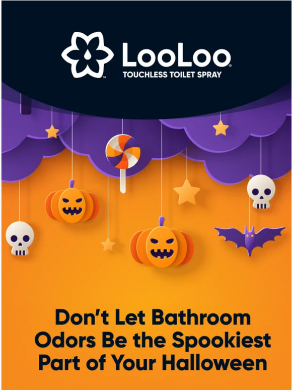 LooLoo: Don’t Let Bathroom Odors Be the Spookiest Part of Your Halloween 👻🎃 | Milled