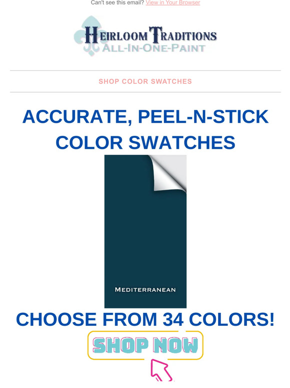 Heirloom Traditions Paint: Choosing a Color Just Got Easier at ALL-IN ...