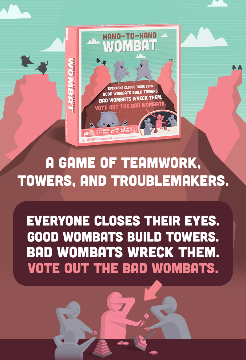 Exploding Kittens: Introducing Hand-to-Hand Wombat 👊 | Milled