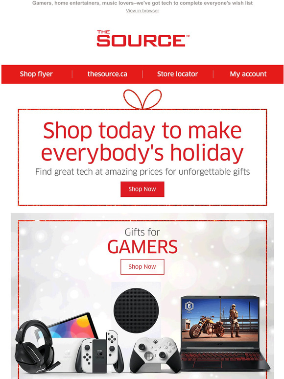 The Source: WOW everyone on your list this year–our Tech Gift Shop is ...
