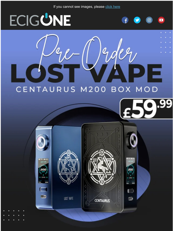 Ecig One: 🤩 PRE-ORDER CENTAURUS M200 BOX MOD! 🤩 | Milled