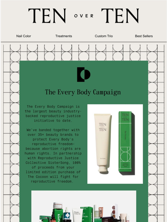 Tenoverten: Introducing The Every Body Campaign | Milled