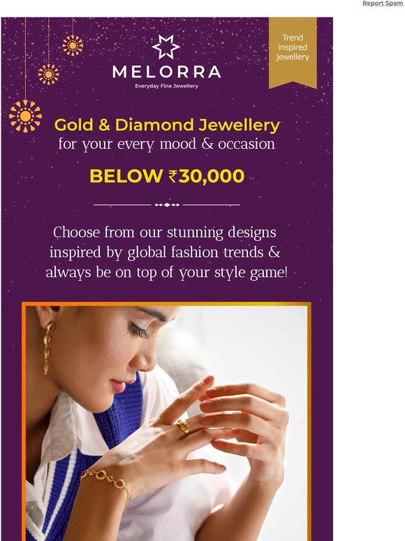 Melorra: GOLD JEWELLERY that will blow your mind!😍 | Milled