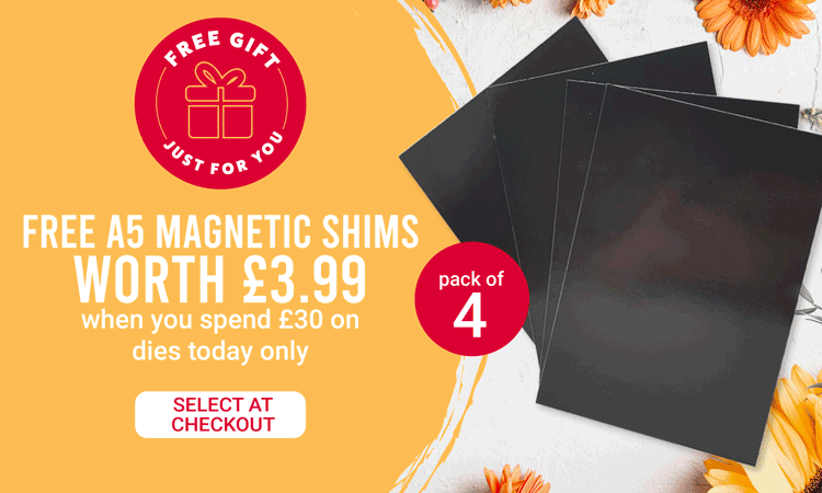 Craft Stash: FREE Pack Of Magnetic Shims When You Spend Over £30 On Our ...