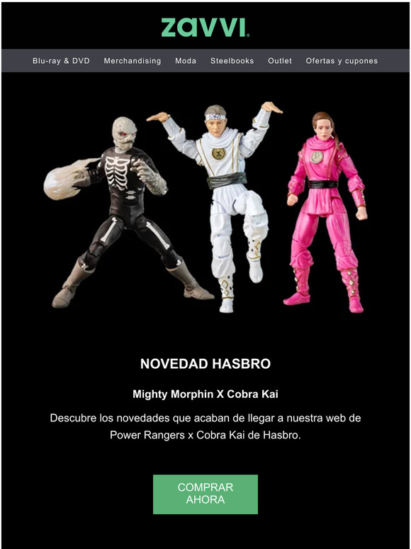 Zavvi: Novedad Hasbro: Mighty Morphin X Cobra Kai 🐍🥋 | Milled