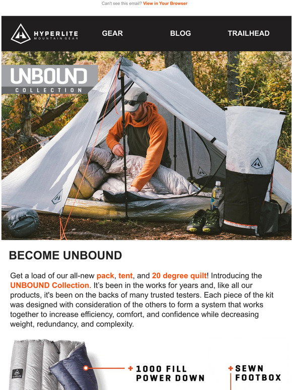 Hyperlite Mountain Gear: Introducing The Unbound Collection: System ...