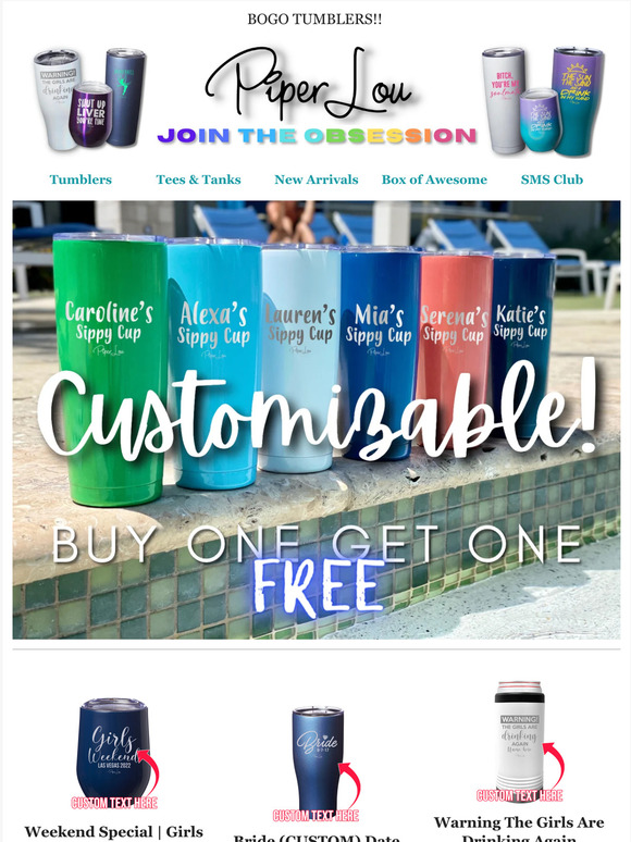 Piper Lou: Did you know that Customization is FREE?! | Milled