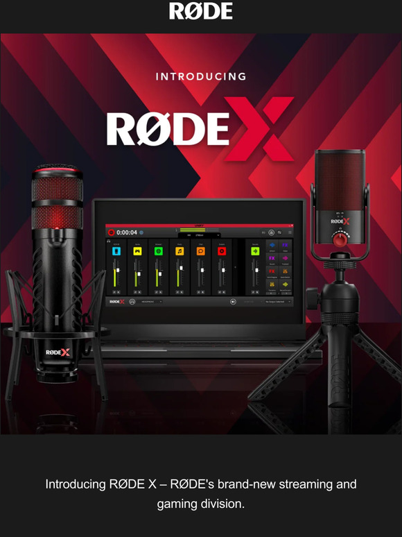 Rode: Introducing RØDE X | Milled