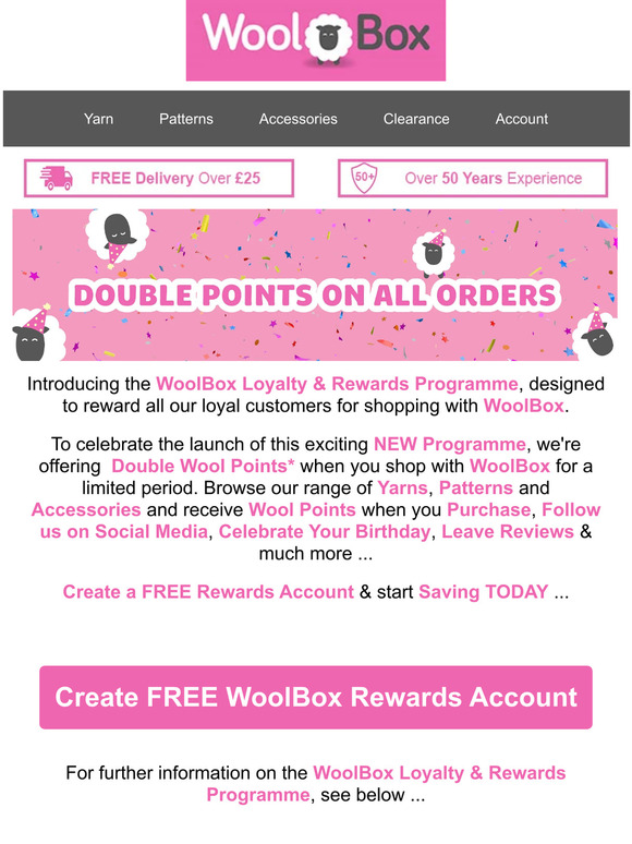 WoolBox: Introducing the WoolBox Loyalty & Rewards Programme | Double ...