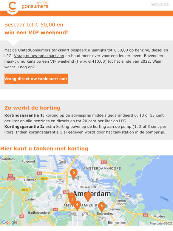 UnitedConsumers: ⛽ Tankt u benzine, diesel of LPG? 💳 Vraag nu een ...