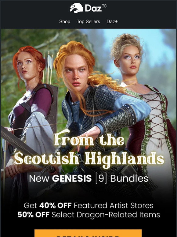 DAZ 3D: New Genesis 9 Bundles + Head and Body Morphs | Milled