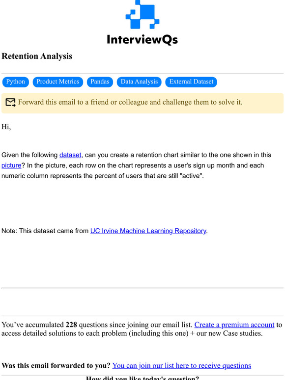 Data Interview Q's: Retention Analysis | Milled