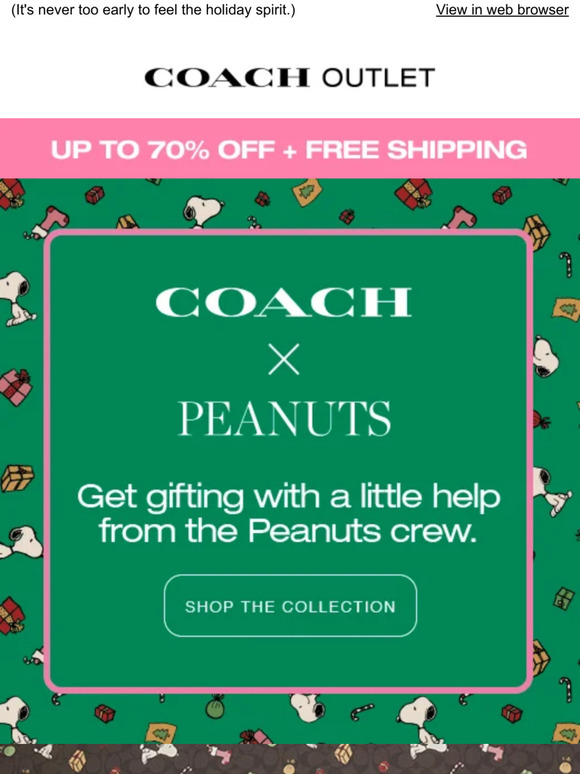 Coach: Coach x Peanuts: Our Holiday-Ready Collection Just Landed | Milled