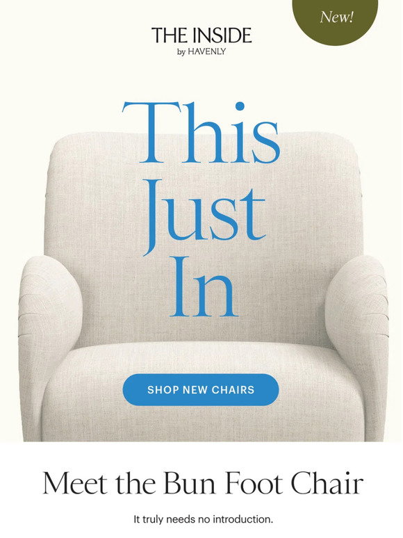 The Inside: NEW LAUNCH: The Bun Foot Chair | Milled