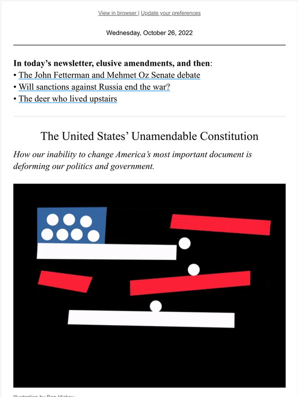 The New Yorker: Jill Lepore on Our Unamendable Constitution | Milled