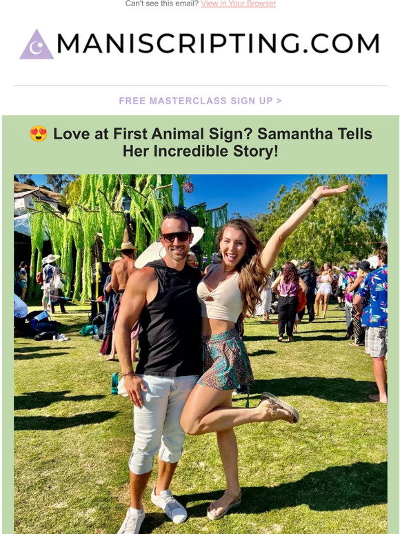 Maniscripting: 😍 Love at First Animal Sign? Samantha Tells Her ...