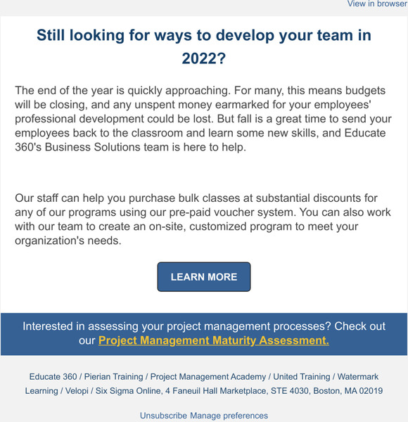 Project Management Academy: There's still time to develop your skills ...