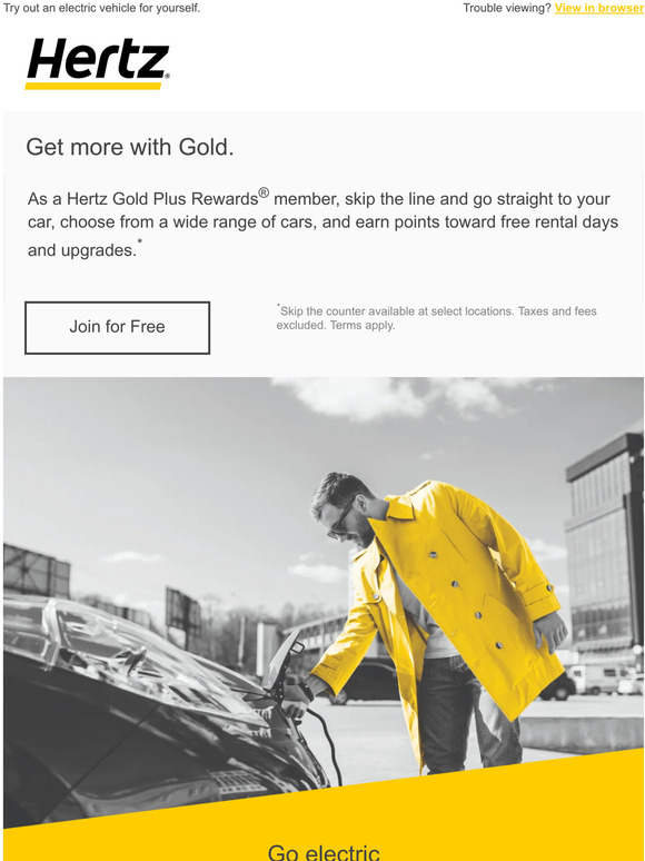 Hertz: Go fuel-free | Milled