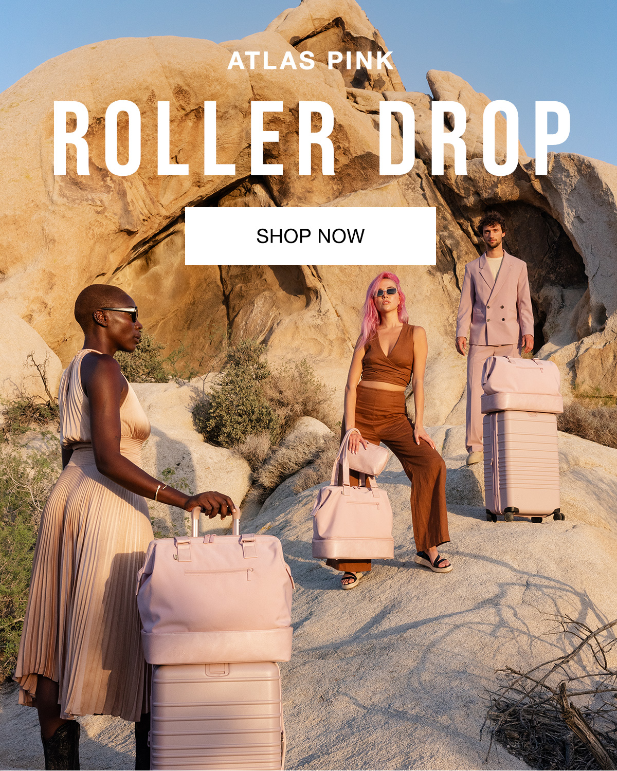 Beis: THE WAIT IS OVER | Atlas Pink Luggage Is Here | Milled