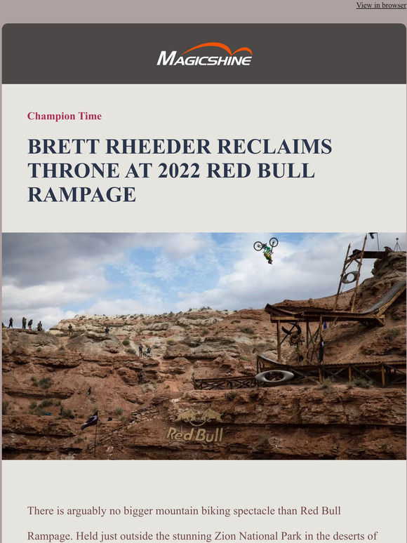 Magic Shine: BRETT RHEEDER RECLAIMS THRONE AT 2022 RED BULL RAMPAGE ...
