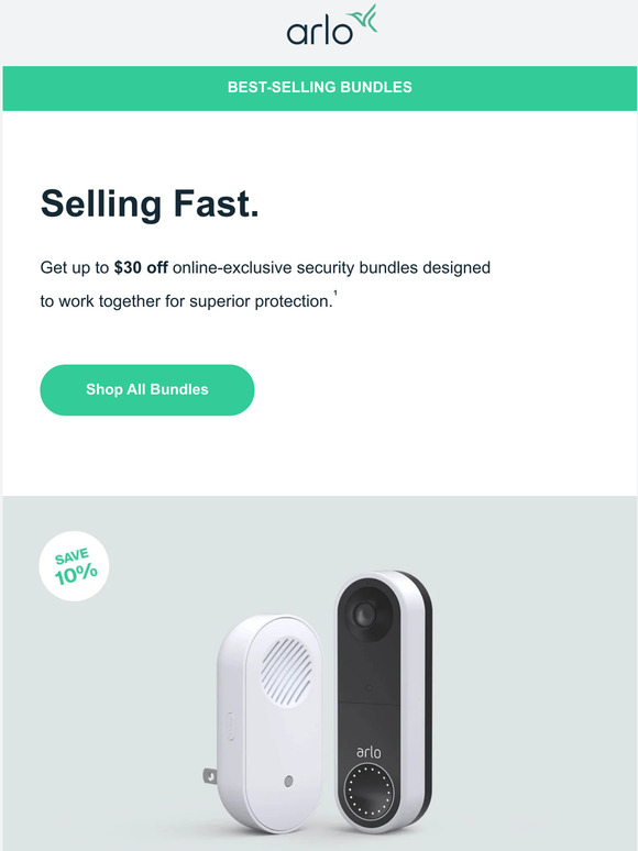 Arlo: Security bundles you can't miss. | Milled