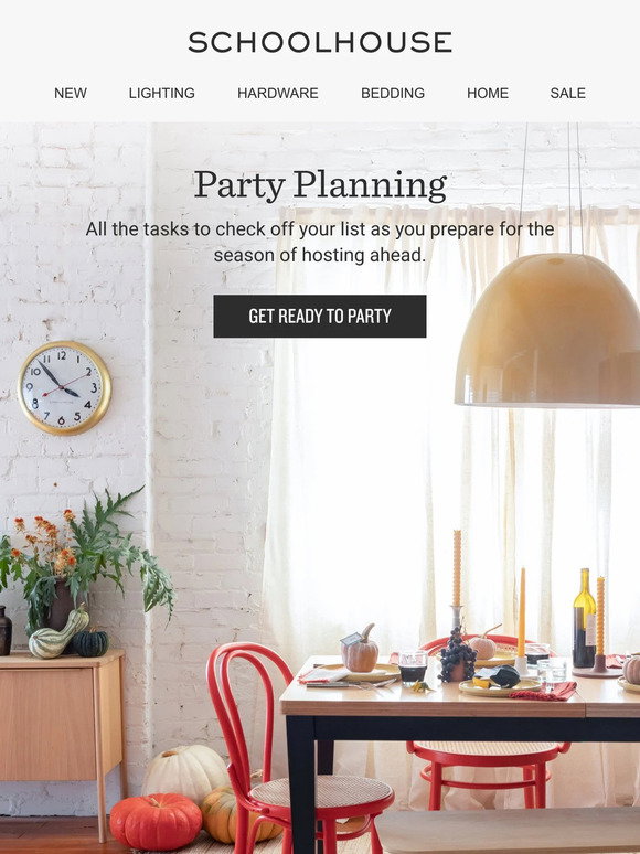 Schoolhouse: Holiday Party Planning Checklist ️ | Milled