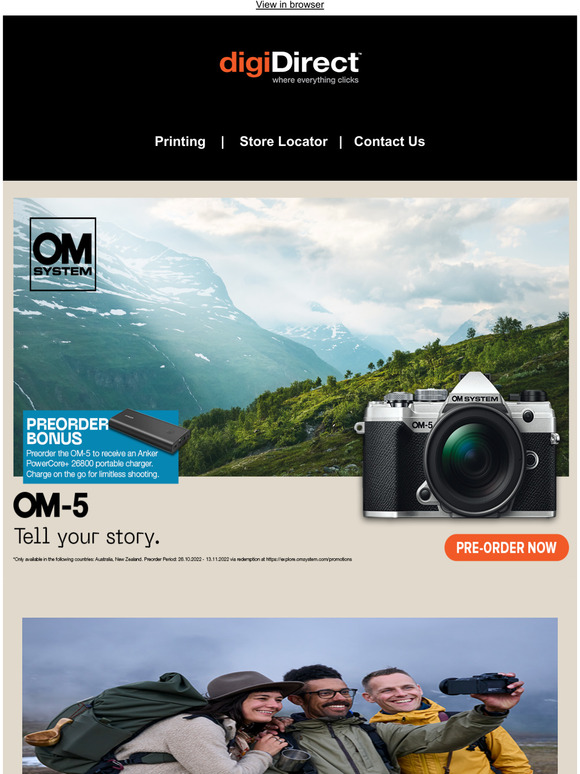 digiDirect: — Pre-Order the NEW OM-5 & Introducing RODE X | Milled