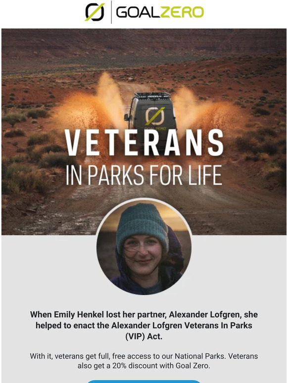 Goal Zero: Veterans In Parks and Emily Henkel's story | Milled