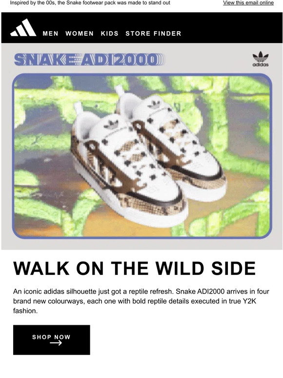 adidas: Capture the Y2K spirit; Snake ADI2000 is available now | Milled