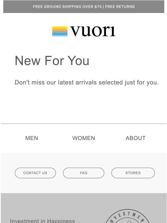 Vuori: New styles you need | Milled