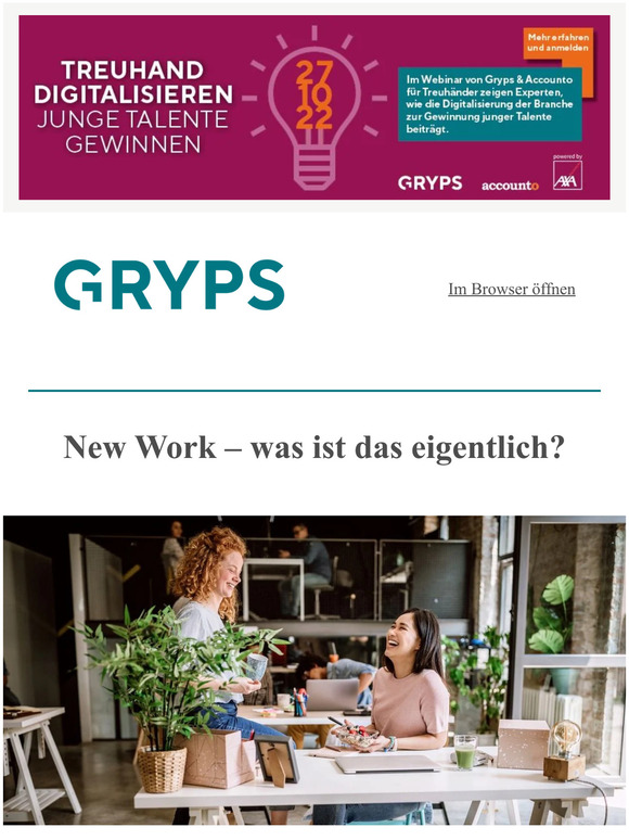 Gryps: New Work – was ist das eigentlich? | Milled