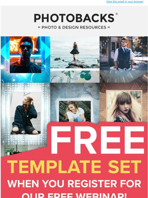 Photobacks: FREE DOWNLOAD! Get a FREE Template Set with FREE Photoshop ...