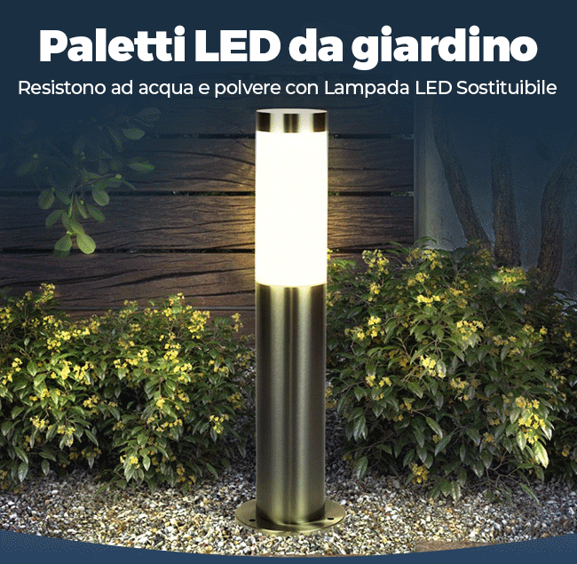 Led Diretto: 💡 Nuovi Paletti da Giardino in Acciaio: Illumina a LED e ...