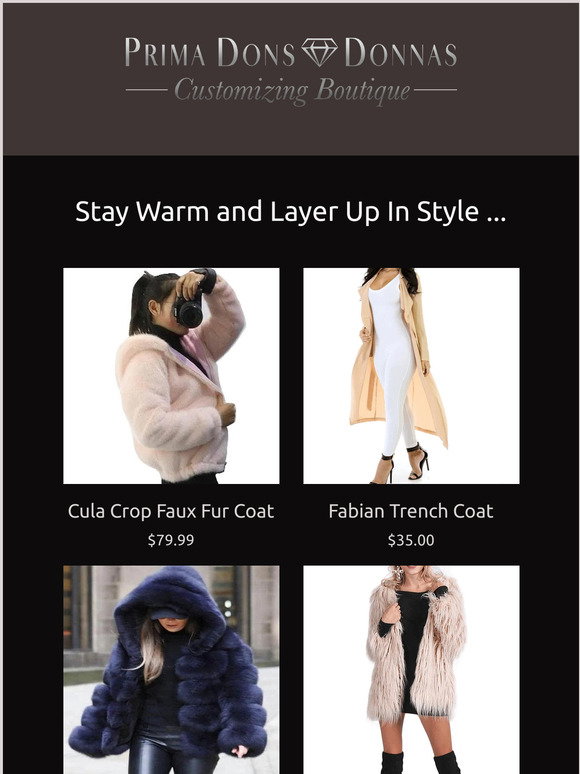 Prima Dons & Donnas: Stay Warm and Layer Up In Style, Check Out These ...