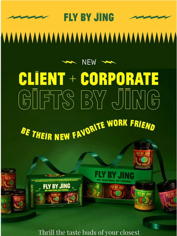 Fly by Jing: Corporate + client gifts are here. 🎁👩🏻‍💼 | Milled