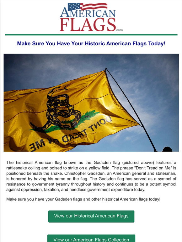 American Flags: Show Your Pride with a Historic Flag Today! | Milled