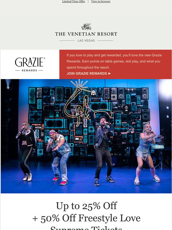 The Venetian Resort: Congrats! You’ve Been Chosen For This Special ...