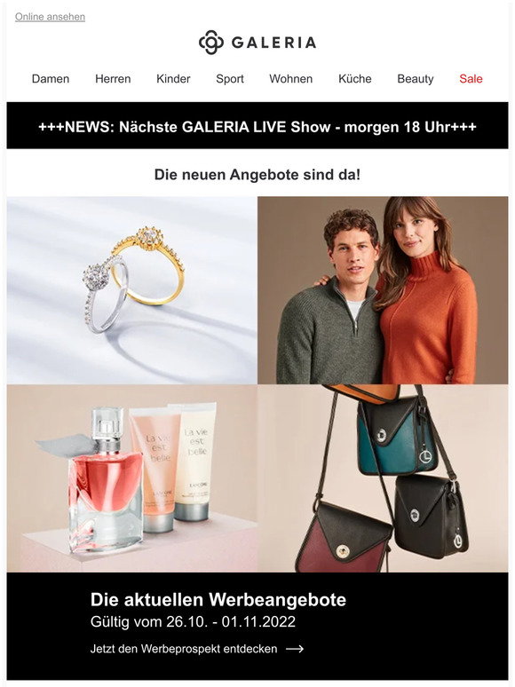 Galeria: Die neue Werbung ist da! | Milled
