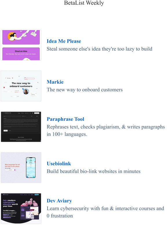 Betalist: Idea Me Please, Markie, Paraphrase Tool, Dev Aviary, SceneForge Studio, and more | Milled