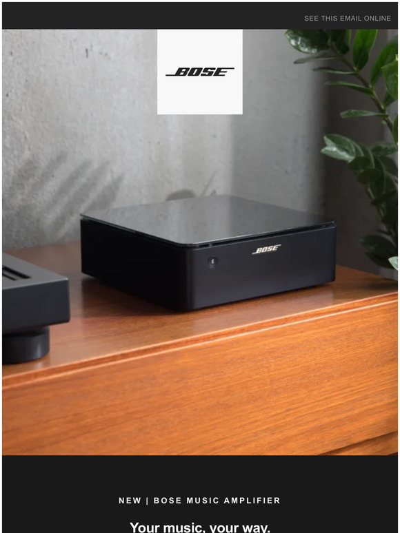 Bose: Introducing the Bose Music Amplifier. | Milled