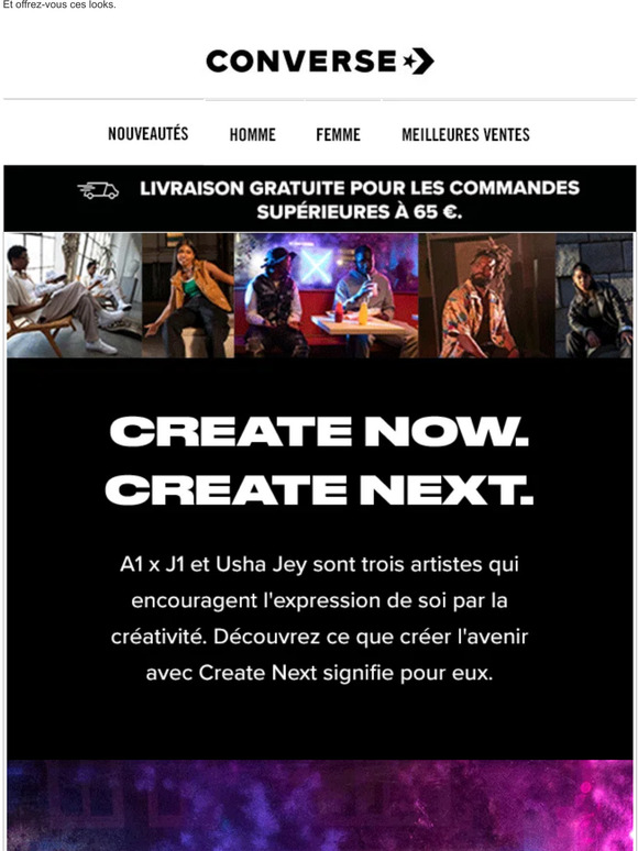 Converse: Create Next : rencontrez les artistes qui dessinent le futur ...