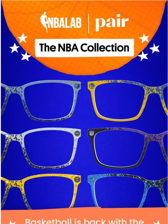 Pair Eyewear: Now Available: The NBA Collection 🏀 | Milled