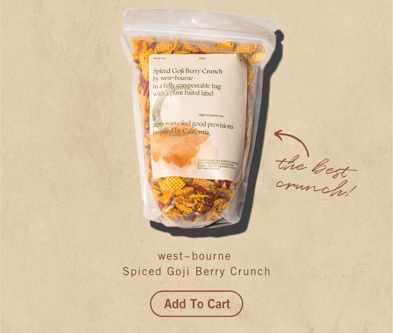 Westbourne: Introducing: Spiced Goji Berry Crunch | Milled