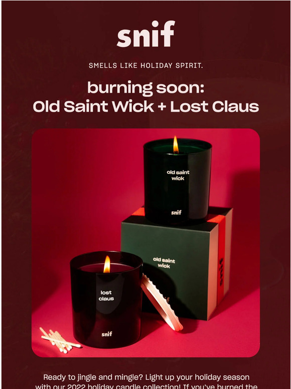 Snif: Say hello to Old Saint Wick and Lost Claus! | Milled