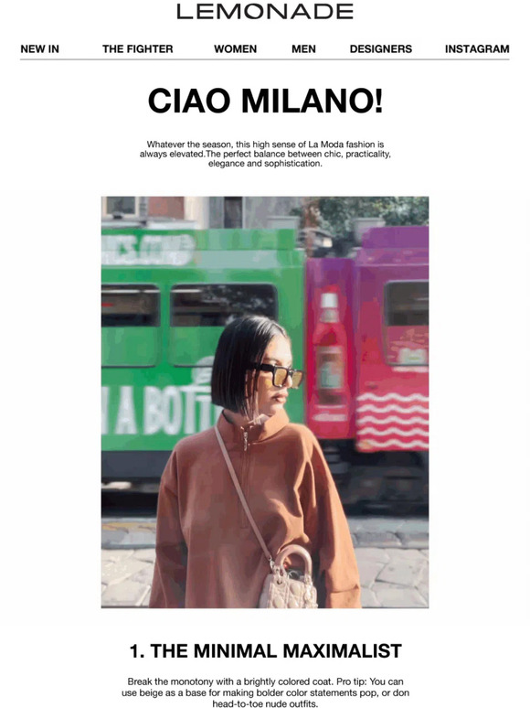 Lemonade Fashion: The City Of FASHION | Milled