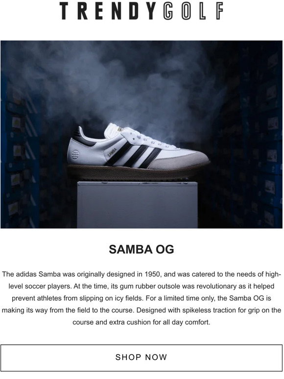 TrendyGolf (US): Limited edition SAMBA OG is here | New from adidas ...