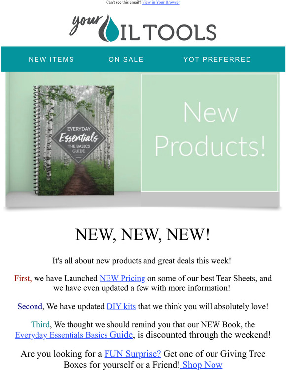 Your Oil Tools: 🎁 New Items + Giving Tree Box under $20! | Milled