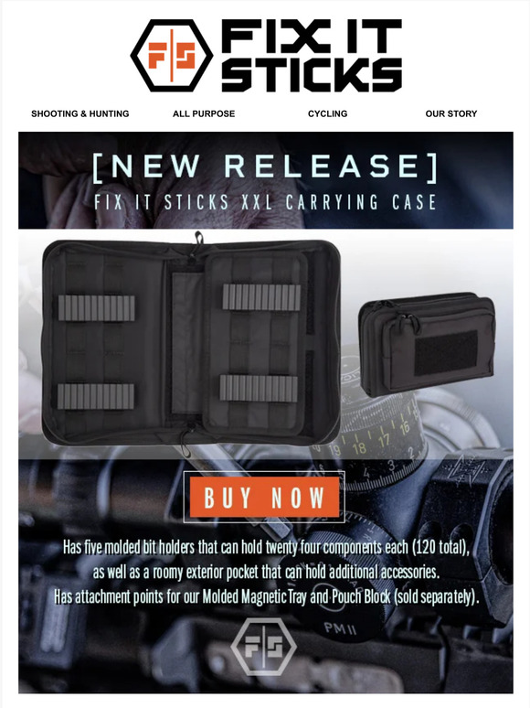 Fix It Sticks: New from Fix It Sticks: The XXL Carrying Case | Milled