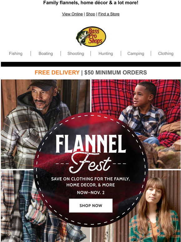 Bass Pro Shops: Favorite Flannels For Men, Women, & Kids! | Milled